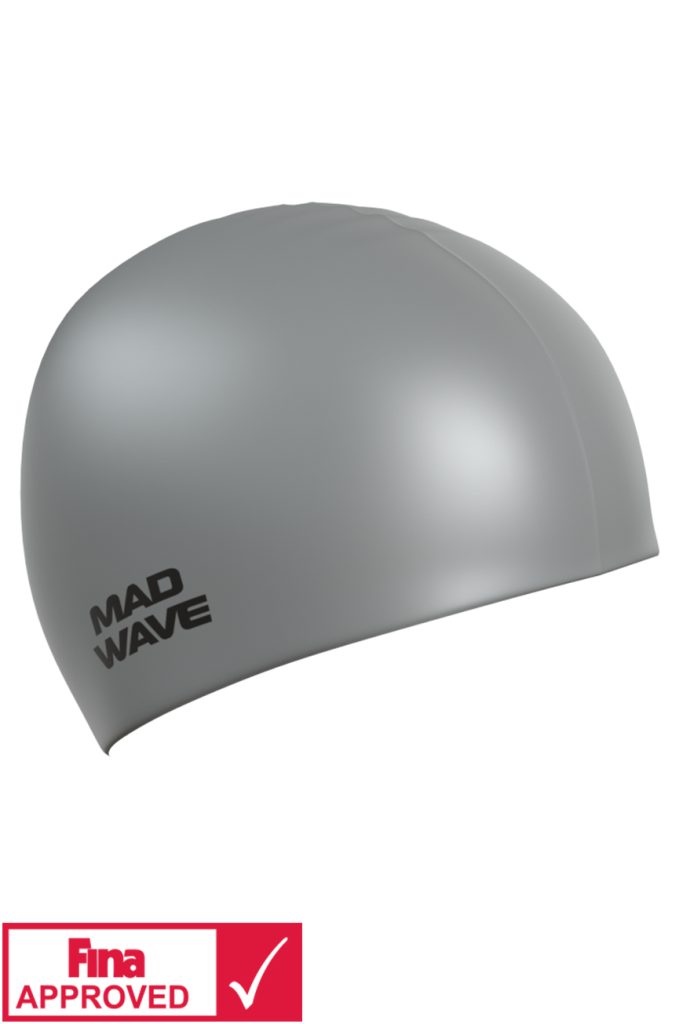Mad Wave Silicone Swim Cap Grey - Your Sports Specialist | Mad Wave ...