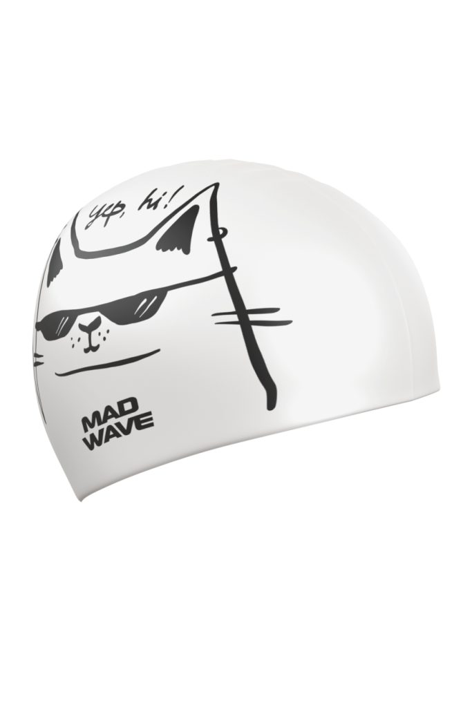 Mad Wave Junior Silicone Swim Cap Cat - Your Sports Specialist | Mad ...