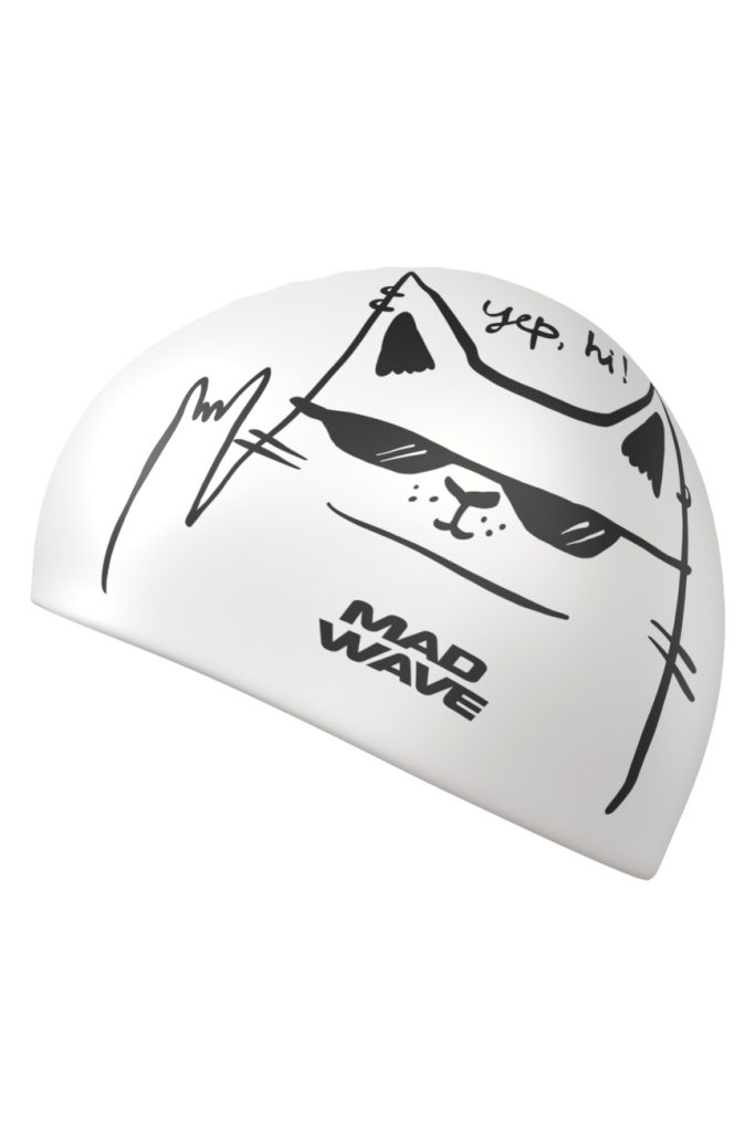 Mad Wave Junior Silicone Swim Cap Cat - Your Sports Specialist | Mad ...